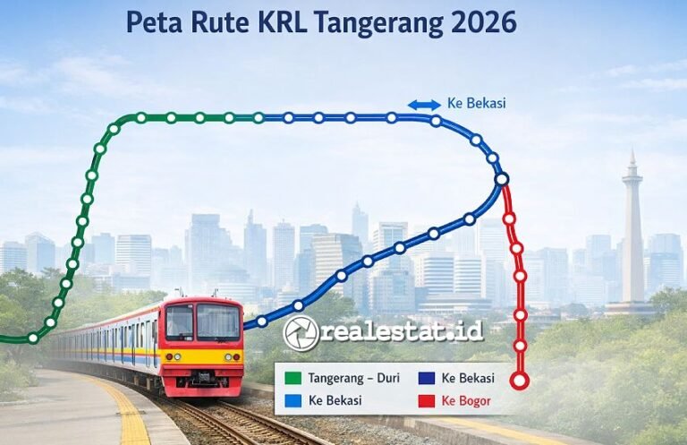 Peta Rute KRL Tangerang 2026 Terbaru, Lengkap!